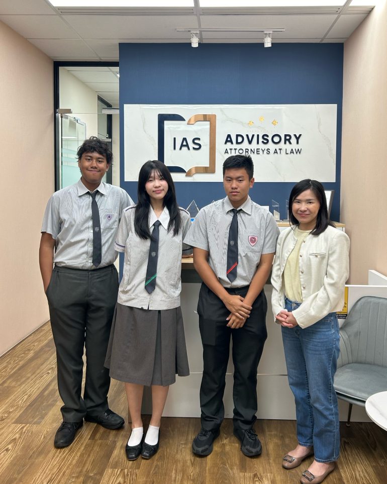 IAS Advisory welcomes interns from Amnuay Silpa School in Bangkok : IAS Advisory
